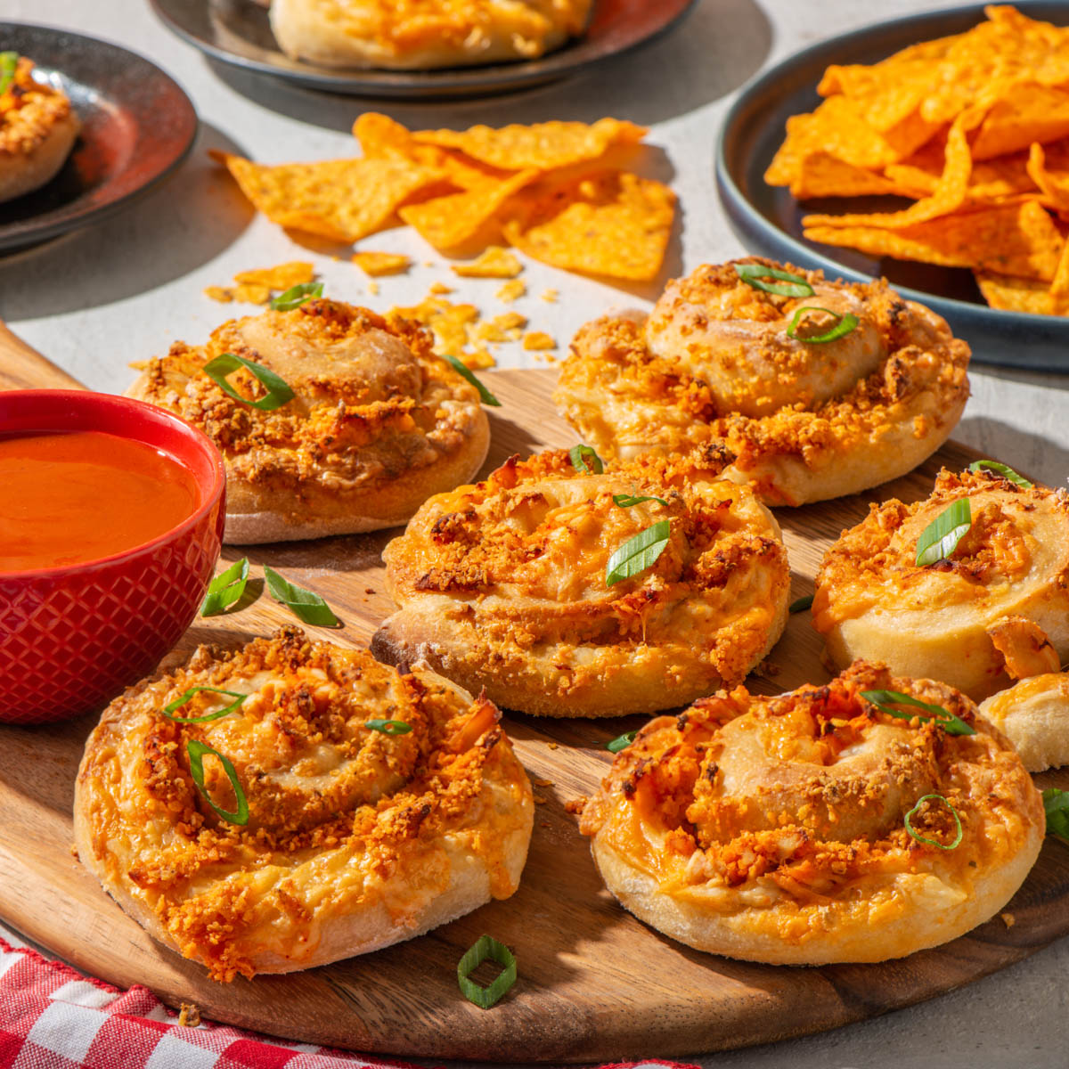 DORITOS® Nacho Cheese Buffalo Chicken Pizza Rolls | Doritos