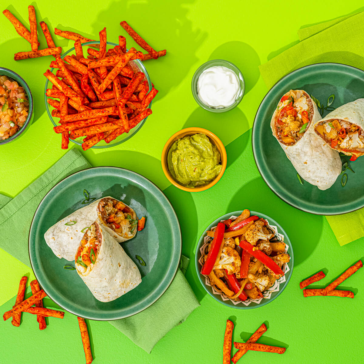 DORITOS® DINAMITA® Spicy Veggie Burritos | Doritos