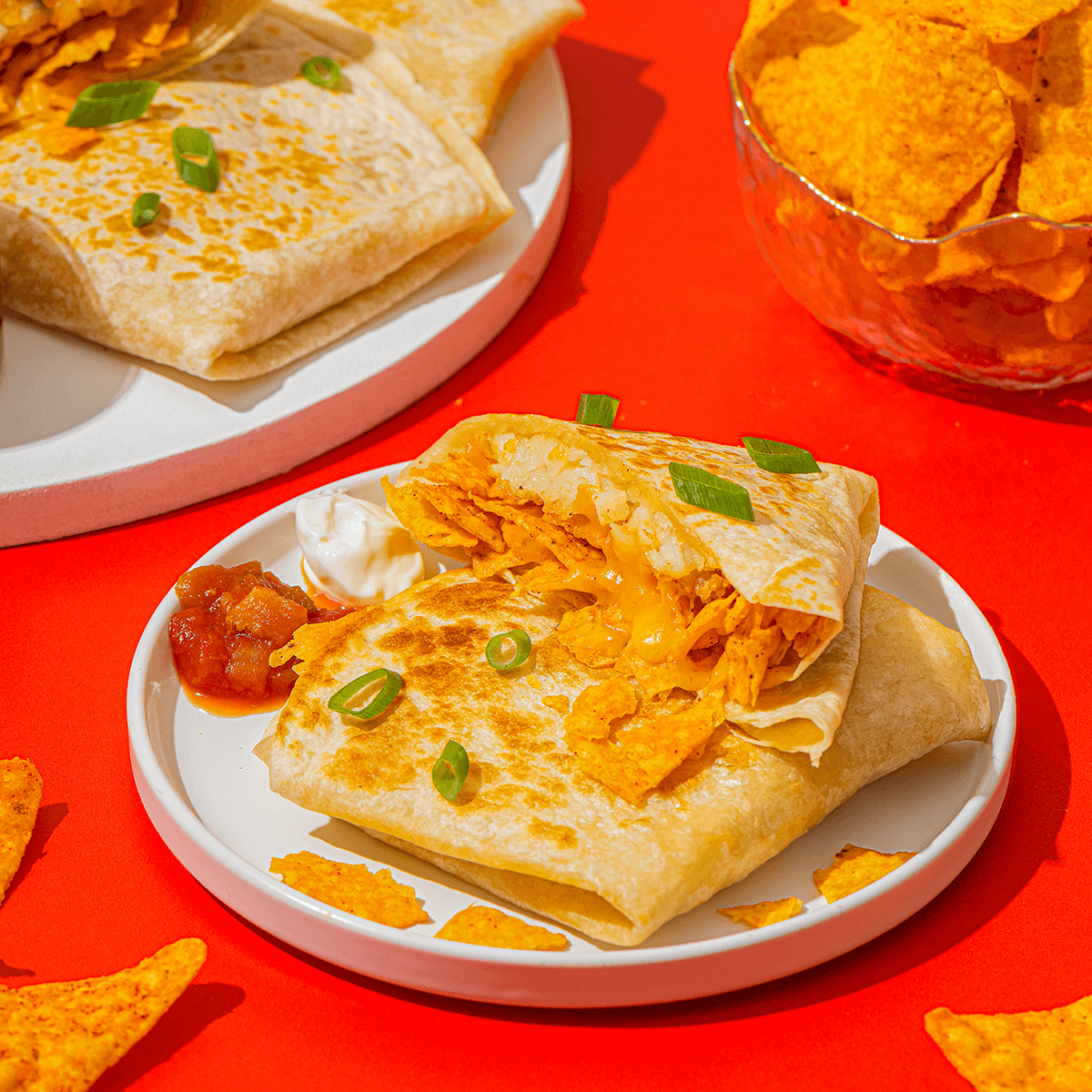 DORITOS® Nacho Cheese Hashbrown Toaster Tortilla | Doritos