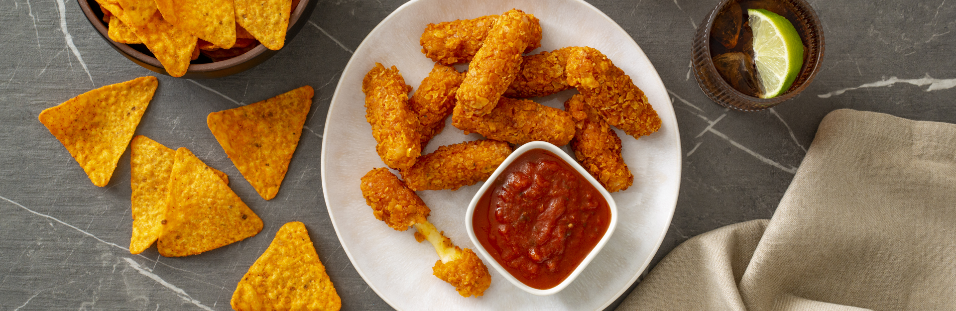 DORITOS® Nacho Cheese Mozzarella Sticks | Doritos