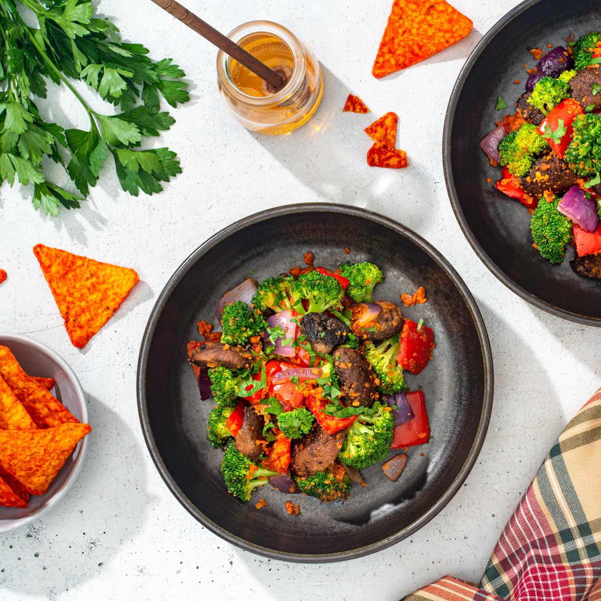 Sweet & Spicy DORITOS® FLAMIN' HOT® Nacho Roasted Vegetables | Doritos